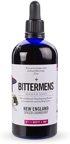 Amazon.com : Bittermens New England Spiced Cranberry Bitters, 5oz - For ...