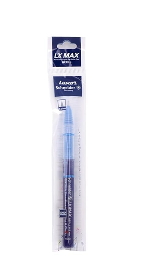 Luxor Schneider Lx Max Needle Tip Refill - 0.5mm Tip - Waterproof Ink ...