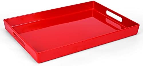 Amazon.com | Kotobuki Rectangular Lacquer Serving Tray, 18-3/4-Inch ...