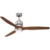 Craftmade SON52CH-52WAL Sonnet Chrome 52" Ceiling Fan with BSON-52WAL ...