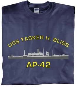 USS Tasker H. Bliss Ap-42 T-Shirt | Amazon.com