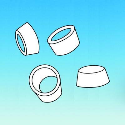 ACE Glass 11710-106 Ferrule Use with #11 Ace-Thread, Solid, PTFE (Pack ...