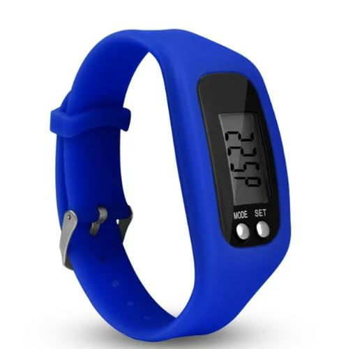 TEEKU Pedometer Watch with LCD Display Simple Operation Walking Fitness ...