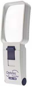 Amazon.com: Optelec Powermag 3.5X 10d 3" X 2" LED Magnifier batteries i ...