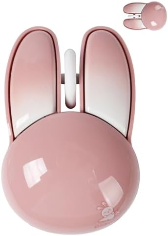 Amazon.com: Wireless Mouse Bluetooth Cute Bunny Shape Small Quiet USB ...