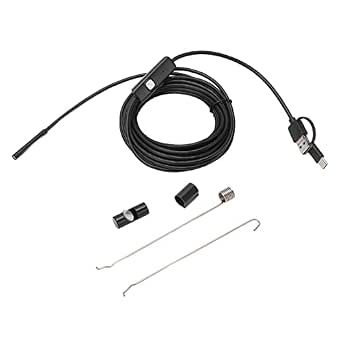Amazon.com: Borescope Camera 5.5mm / 0.22in 3 in 1 USB Borescope Camera ...