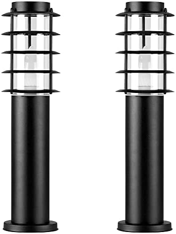 MiniSun | Modern Black Stainless Steel Light Posts | Post Lights, Home ...