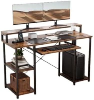 TEKAVO – Double Multi-Utility Office Table Computer Desk for Home ...
