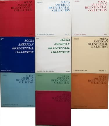 Amazon.com: COMPLETE 10 LP Set of SOUSA AMERICAN BICENTENNIAL ...