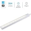 Enbrighten 16 Inch LED Premium Under Cabinet Light Fixture, Plug-In ...