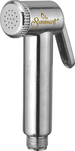 ABS Long Head Health Faucet Gun for Bathroom (Silver,18x19x5 cm ...