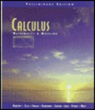 Calculus : Mathematics and Modeling, Preliminary Edition: Robert Ellis ...