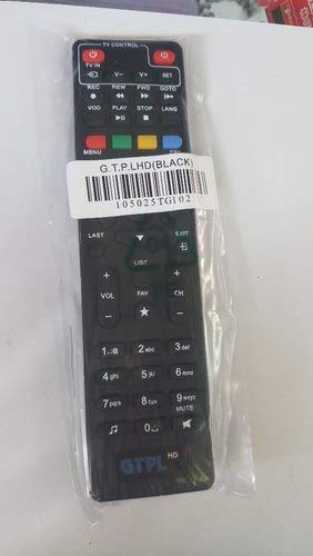 Buy AP ENTERPRISE Remote Control Compatible for GTPL HD Black Setup Box ...