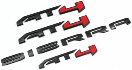 Amazon.com: Generic 4Pc Set AT4 Emblem Sierra Letters Badge 3D Sticker ...