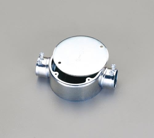 Amazon | E31 露出ボックス(直線2方出/丸型) EA940CS-26 | 電設用部品・資材 | DIY・工具・ガーデン 通販