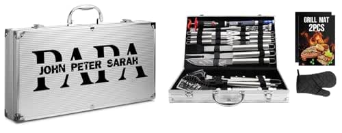 Amazon.com: Custom BBQ Set - Personalized Grill Set - BBQ Tool Set - 34 ...