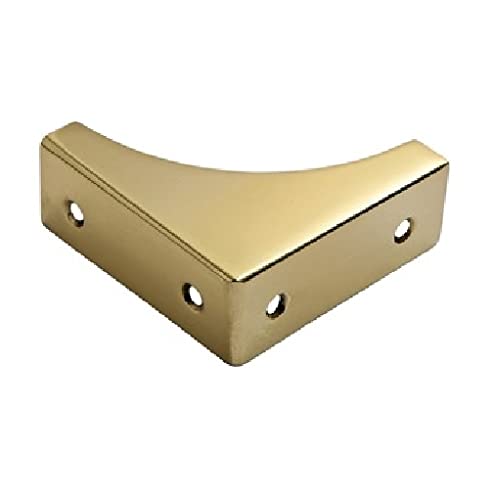 TERF® Traditional Vintage Polished Brass Chest Corner Bracket 50mm (2 ...
