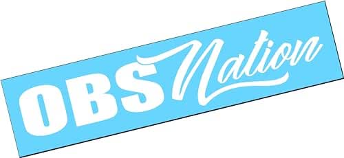 Amazon.com: OBS NATION 22"x4" Vinyl Decal Sticker Turbo Boost Lifted ...