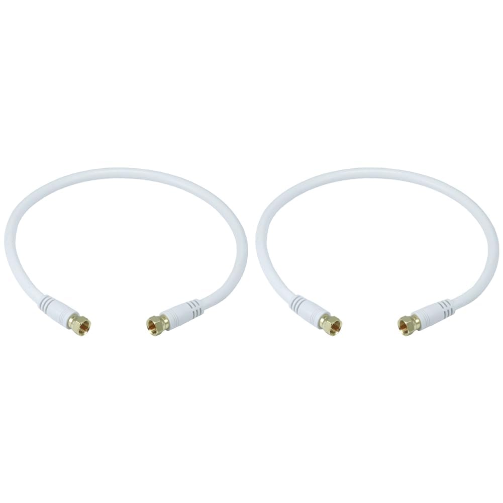 Amazon.com: Monoprice RG6 Quad Shield CL2 Coaxial Cable with F Type ...