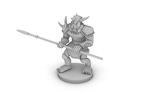 Amazon.com: Bugbear with Lance Tabletop DND Gaming Miniature : Toys & Games