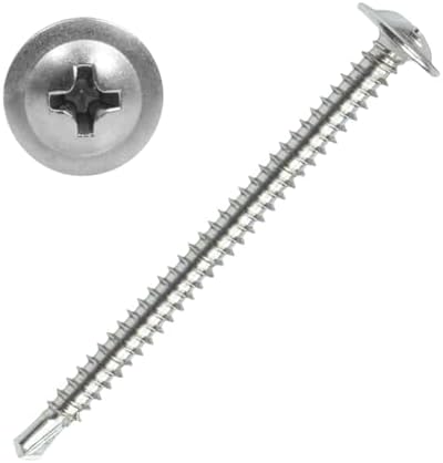 #8 Phillips Modified Truss Head Stainless Steel Lath Screws #8 x 1-1/4" Qty 100: Amazon.com ...