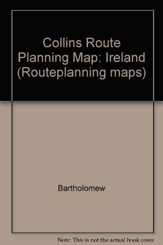 Collins route planning map, Ireland: Scale 9 miles to 1 inch: Collins ...