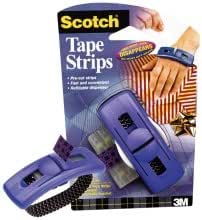 Scotch tape strips (1 pack only) with refillable dispenser : Amazon.co ...