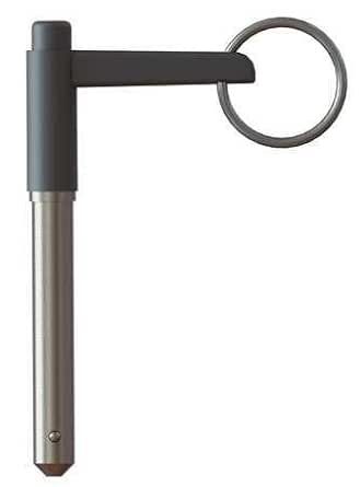 L-Handle Positive Locking Pin, 3/16" diameter X 2.00" grip 17-4 ...