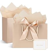 Gift Bags for Present, 2 Pack Medium Gift Bag with 2 Wrappers and 2 ...