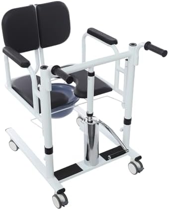 MIIWWOWO Hydraulic Patient Lift Wheelchair, Patient Transfer Lift Chair ...