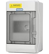 MOLLOM 2 Way Circuit Breaker MCB Distribution Protection Box with DIN ...