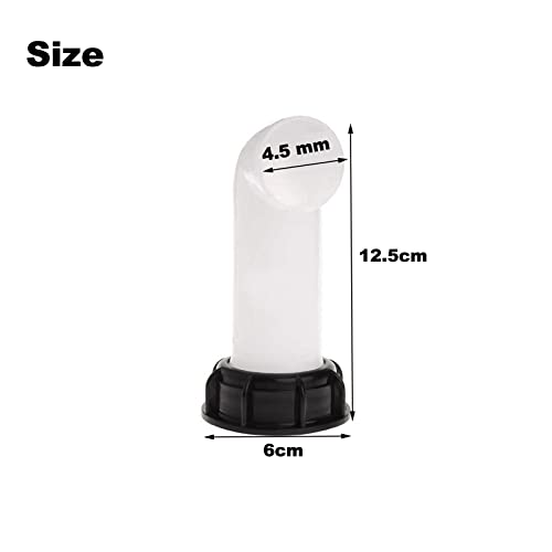 Aoktorkit Extension Drain Spout Hose, IBC Water Tank Adapter, Plastic ...