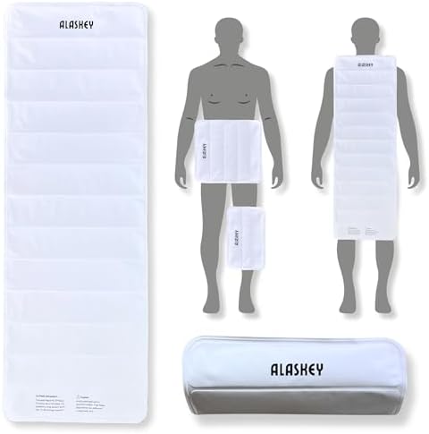 Amazon.com: Large Full Body Ice Pack – 45x16 inches, White Reusable Ice ...