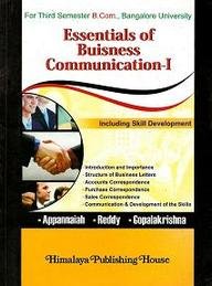 Buy Essentials Of Business Communication-I Book Online at Low Prices in ...