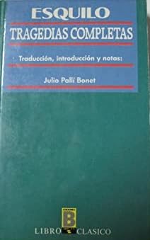 Tragedias Completas : Esquilo: Amazon.it: Libri