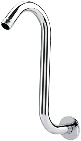 S-Curved Shower Arm, S Shaped Shower Head Riser Pipe, 8 In 201 ...