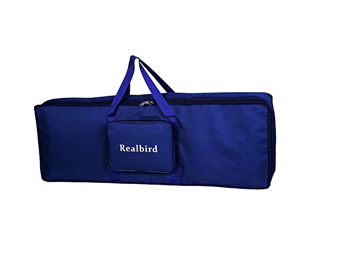 Realbird 37 Keys Keyboard Bag with Dust Cover (Navy Blue) for Yamaha ...