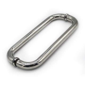 Bosney Stainless Steel Pipe Pull Handle/D Handle for Glass Door/Glass ...