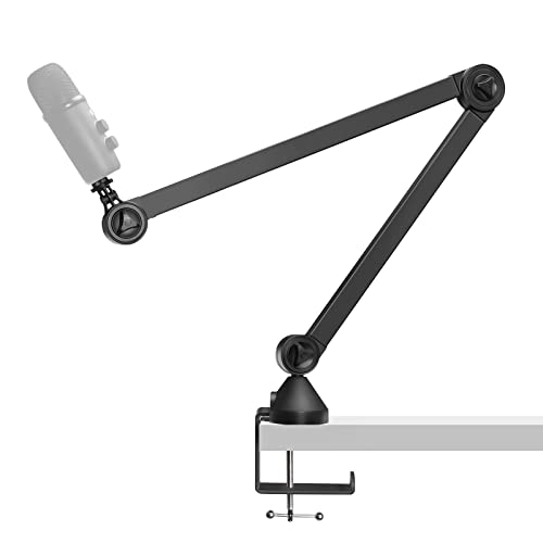 AFAITH Large Mic Arm Boom Arm Suspension Boom Stands for 3KG large load ...