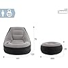 Intex "Ultra-Lounge Aufblasbarer Sessel mit Polsterhocker inkl ...