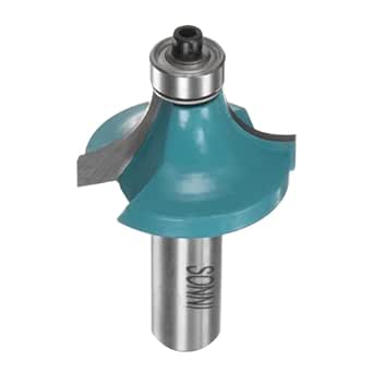 HARFINGTON Roundover Router Bit 1/2 Shank 1/2" Radius Carbide Tipped ...