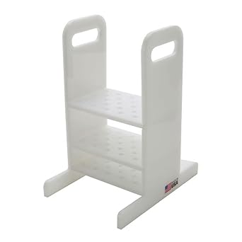 Dynalon 103205 LDPE Lab Thermometer Storage Rack, 8" Length x 10" Width ...