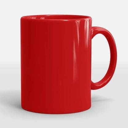 Buy NOHUNT Ceramic Glossy Plain Red Color Mug for Milk Shake Coffee Tea ...