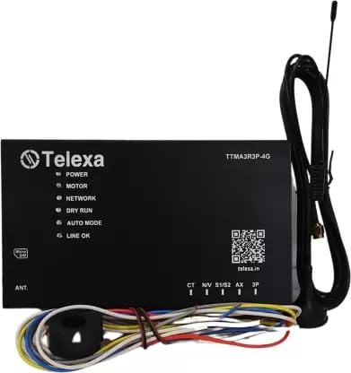 Telexa TTMA3R3P-4G Three phase Mobile auto switch 4G work with jio and ...