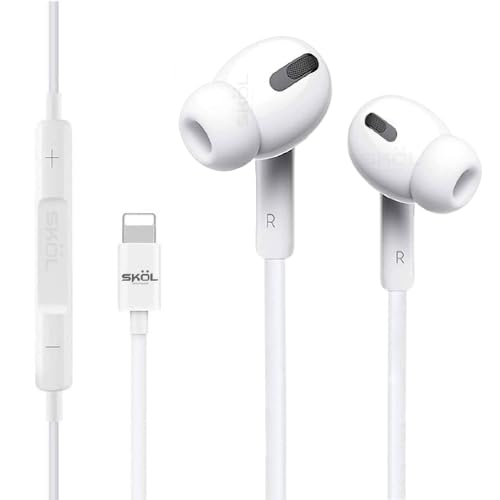 Wired Headphones for iPhone Earbuds with Built-in Microphone & Volume ...