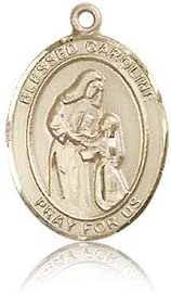 Amazon.com: Blessed Caroline Gerhardinger Medals - 14kt Gold Blessed ...