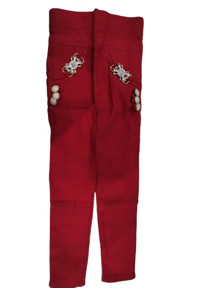 Didi Garments Baby Girl's Cotton Pant | Red Pant for Toddler for 1 Year ...