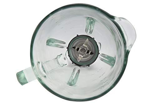Blendin 6 Cup Round Glass Jar Assembly With Blade, Gasket, Base, Lid ...