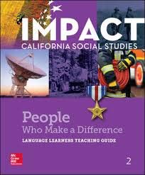IMPACT California Social Studies People Grade 2 Teaching Guide: McGraw ...