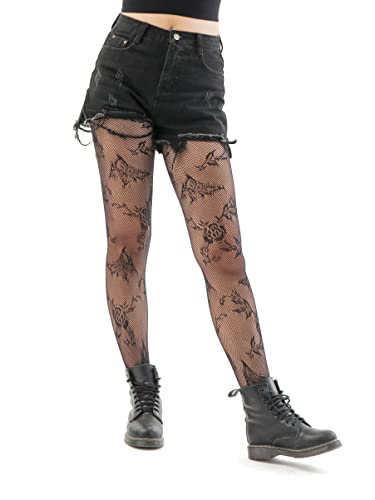 Snapklik.com : EVERSWE High Waist Fishnet Tights Thigh High Stockings ...